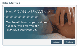 In-room tablet messaging