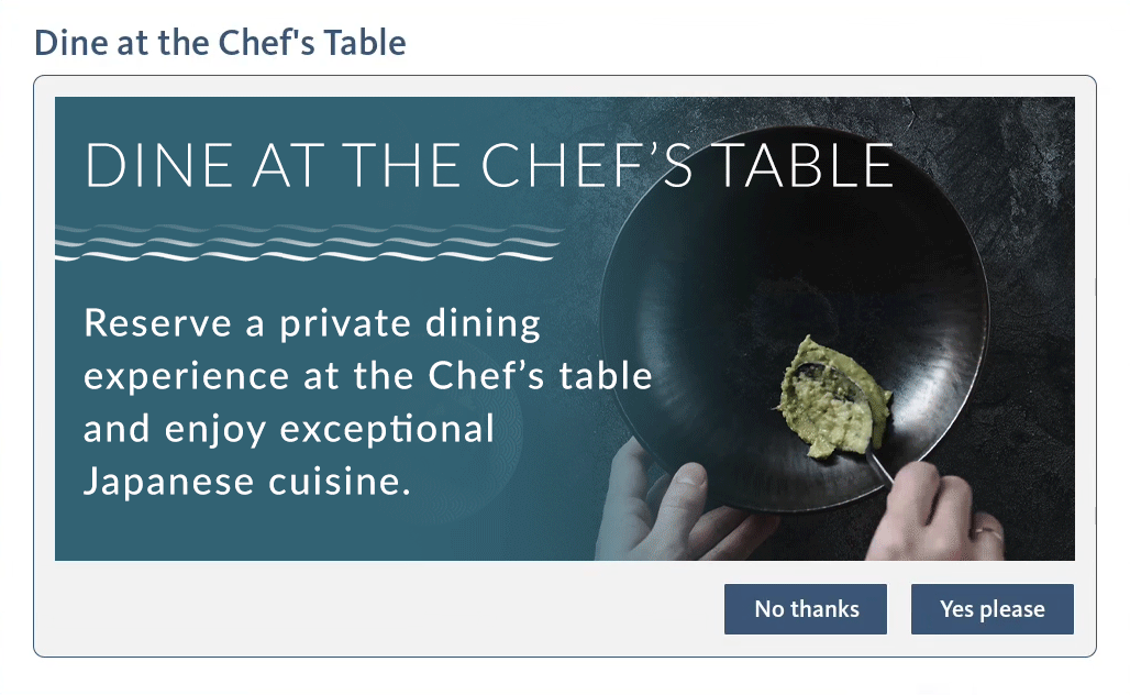 In-room tablet messaging